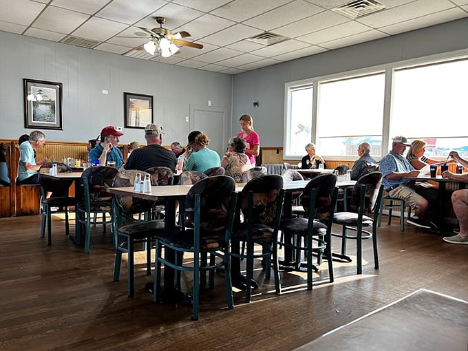 The dining room hums with the satisfied murmurs of locals and visitors alike—all united in the pursuit of Maryland's finest seafood.