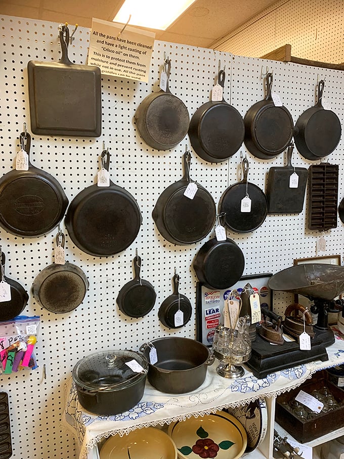 Cast iron cookware that's outlived several generations and is ready to serve several more—they just don't make 'em like this anymore.