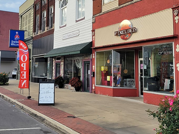 Downtown storefronts like Pixel8ed keep small-town retail alive. Amazon may have everything, but it doesn't have this particular brand of charm.