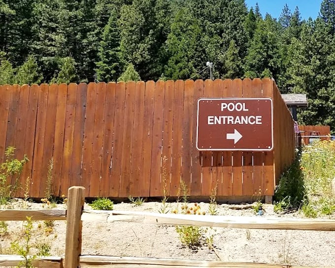 Simple signs pointing to paradise—no marketing degree required when hot springs do the talking themselves.