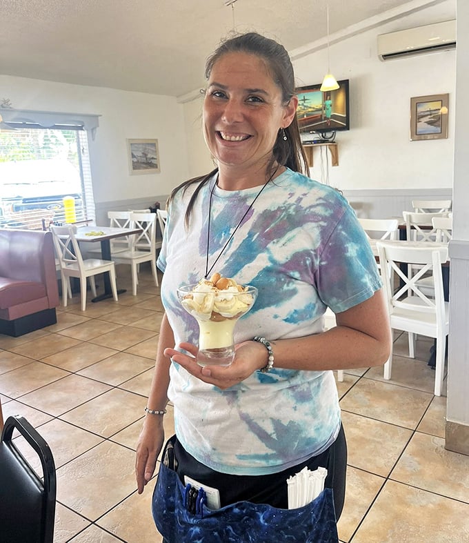 The servers at Peggy's don't just bring food; they bring personality, warmth, and the kind of smile that makes your coffee taste better.