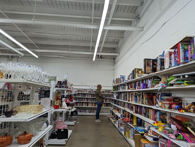 Browsing these aisles is like a meditation – the treasure hunter's version of mindfulness with occasional surprising rewards.
