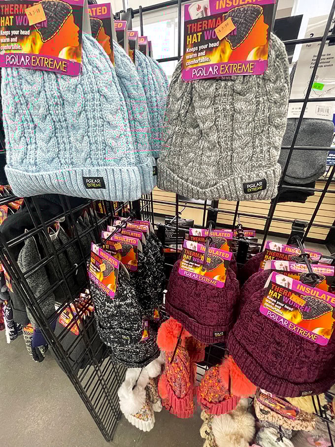 Winter headwear that combines practicality with a touch of "I meant to look like this." Colorado's unofficial uniform from November through April.