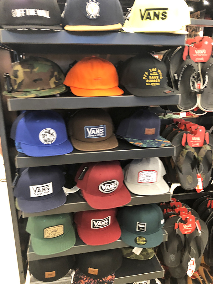 Baseball caps in every color, because bad hair days happen but looking good doesn't have to be expensive.