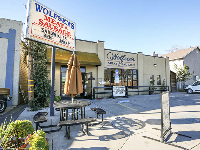 Wolfsen's Meat & Sausage is where carnivores find religion—a temple to protein where the jerky alone justifies the pilgrimage from more expensive zip codes.