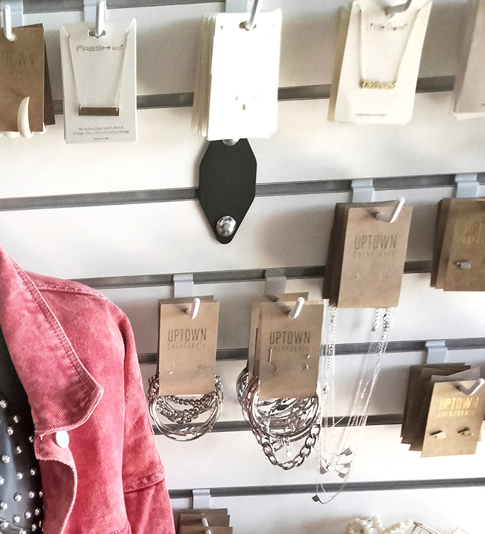 Delicate chains and silver bangles await their next adventure—jewelry that whispers stories of previous nights out on the town.