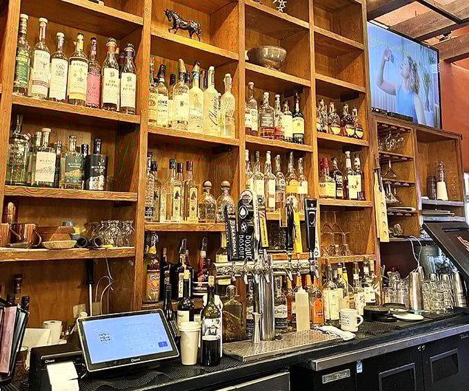 This isn't just a bar—it's a liquid library where each bottle holds stories waiting to be poured into your next memorable evening.