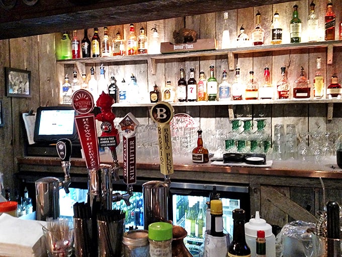 This isn't just a bar—it's a liquid library with enough spirits to satisfy everyone from tequila aficionados to bourbon believers.
