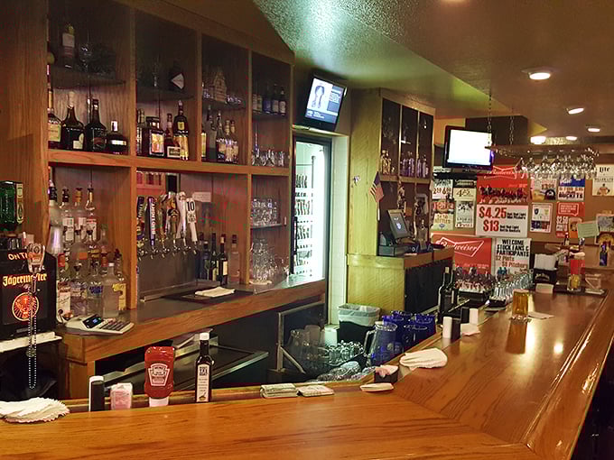 The well-stocked bar offers everything from local craft beers to classic cocktails—the perfect prelude to a memorable steak dinner.