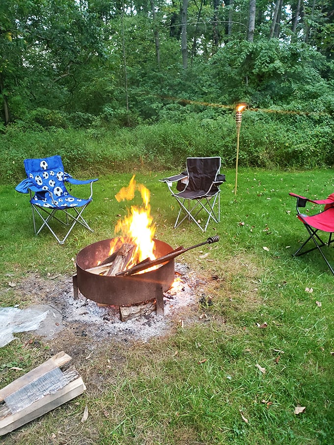 Fire has fascinated humans since caveman days, but somehow it's even more hypnotic when surrounded by camp chairs and the promise of s'mores.