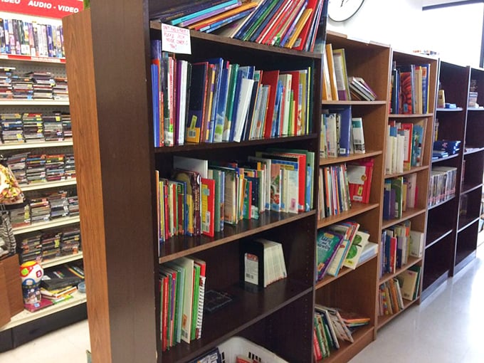 The book nook – where dog-eared paperbacks and forgotten bestsellers create a literary treasure hunt for readers seeking affordable adventures between covers.