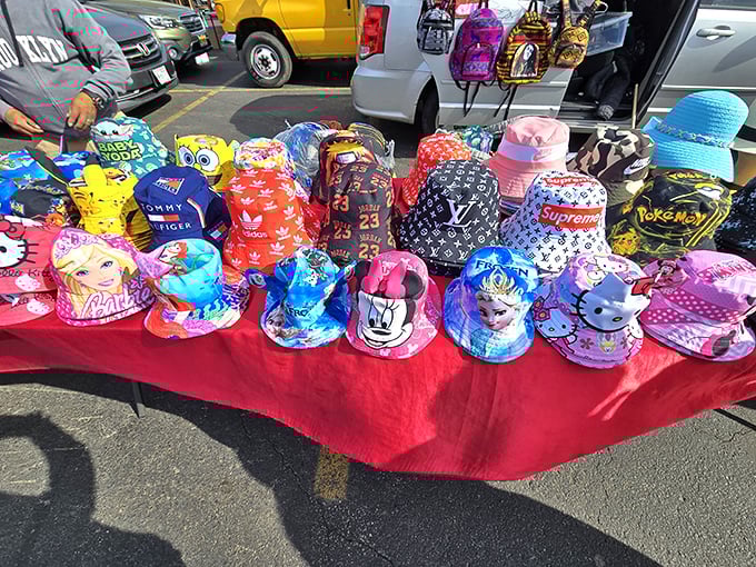 Bucket hat heaven for every personality—from SpongeBob enthusiasts to luxury logo lovers and everyone with a head in between.