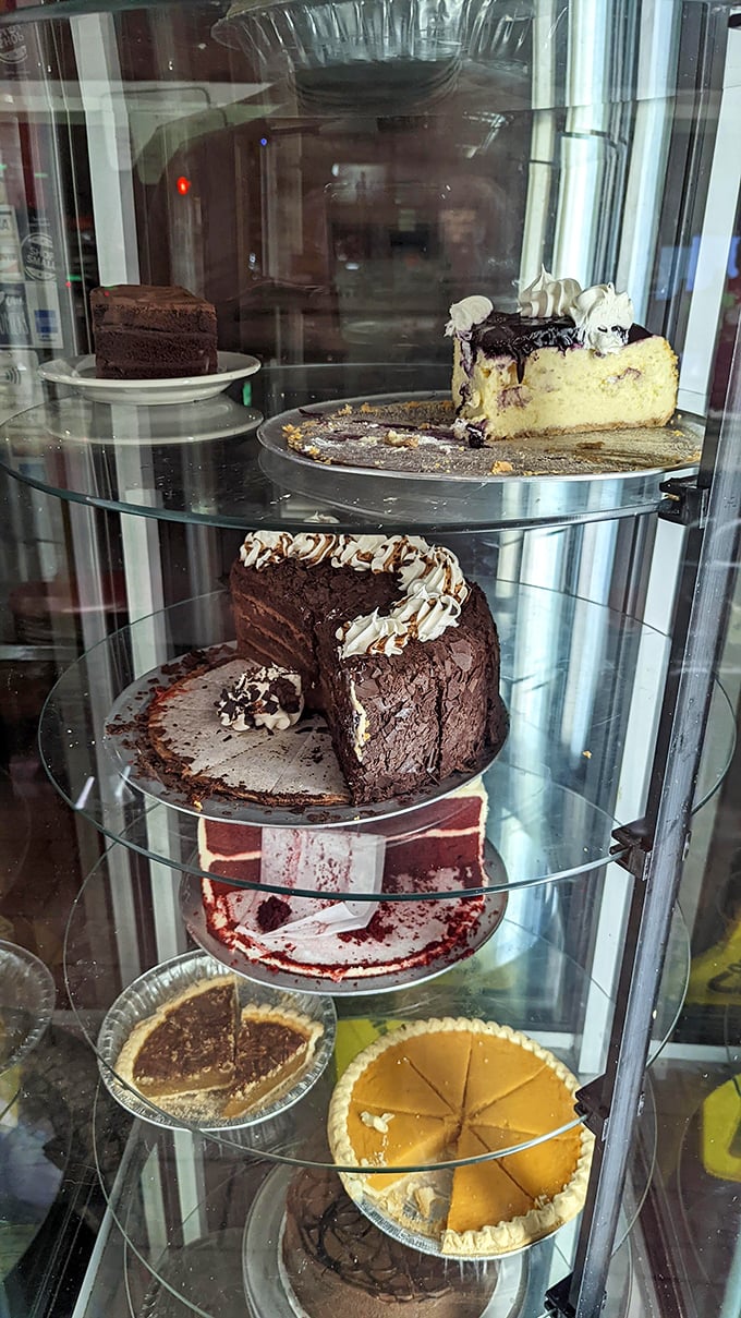 A dessert case that doesn't need social media validation – these cakes and pies have been influencing waistlines since before Instagram was born.