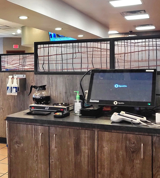 Command central for breakfast operations. Where coffee is kept hot, orders are kept flowing, and morning hunger is kept at bay.
