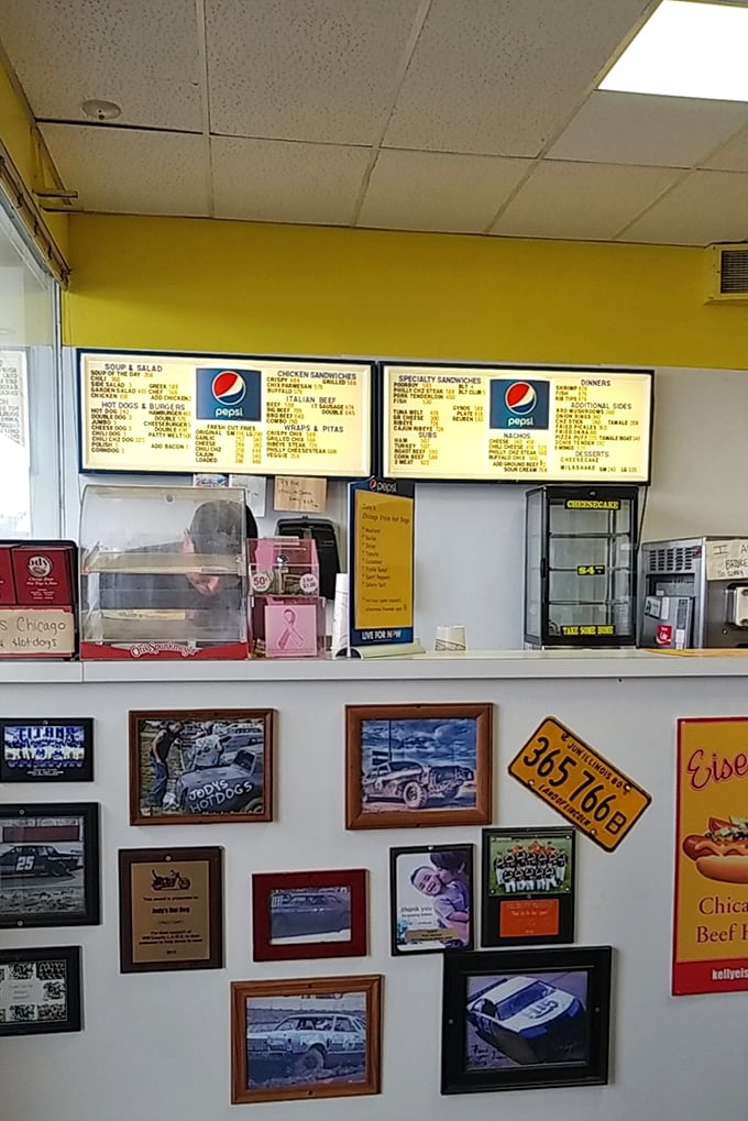 The ordering counter—where dreams are spoken aloud and transformed into edible reality by the wizards behind the glass.
