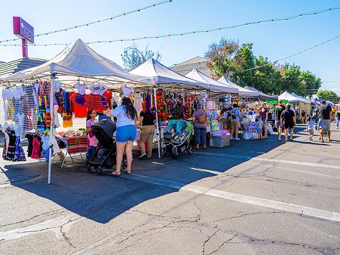 The community market transforms ordinary streets into vibrant gathering spaces where locals find everything from fresh produce to handcrafted treasures.