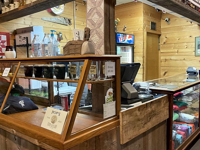 The counter where magic happens—simple, honest, and without pretension, just like the food that emerges from behind it.