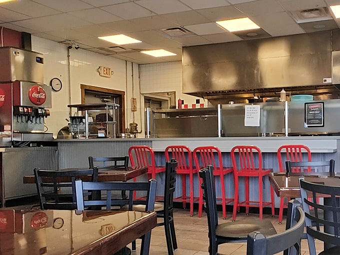 Behind the counter is where dreams come true – if your dreams involve perfectly crafted sandwiches. And whose don't?