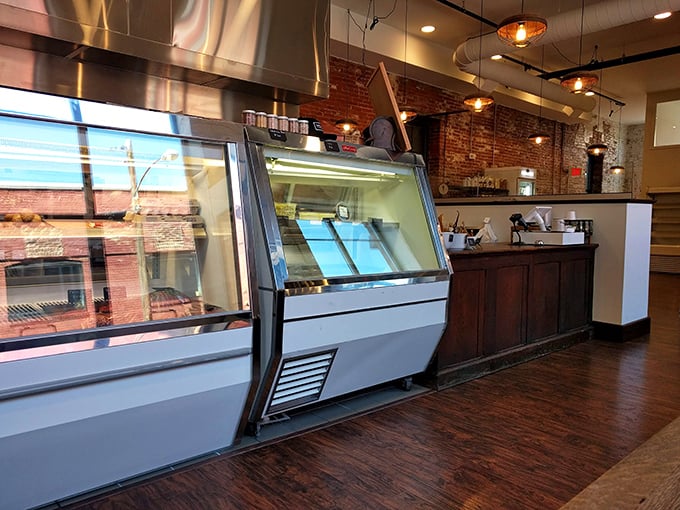 Where the magic happens—a meat case that makes adults press their noses against glass like kids at a candy store.