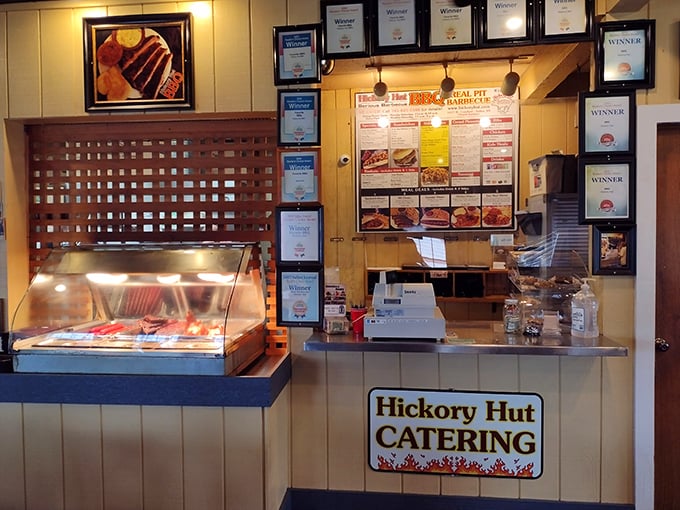 Award-winning barbecue isn't just a claim – it's documented evidence on those walls. The meat jury has spoken! 