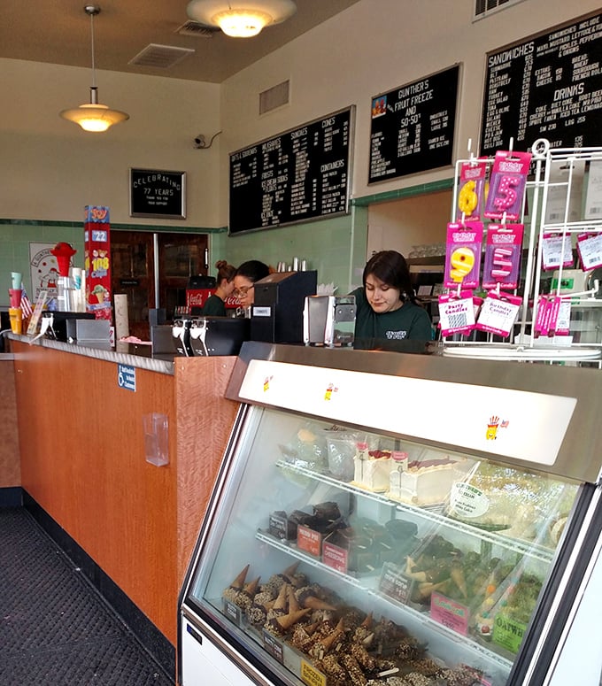 At the counter, life's biggest decision becomes "one scoop or two?"—a refreshingly simple choice in our complicated world.