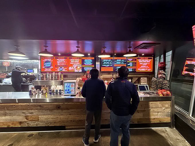 The moment of decision at the counter—where courage is tested and spice tolerance claims are about to be verified or horrifically disproven.