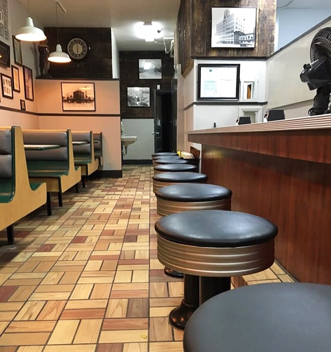 The counter seats – where solo diners become part of the New York Lunch family and regulars have their unofficial assigned spots.