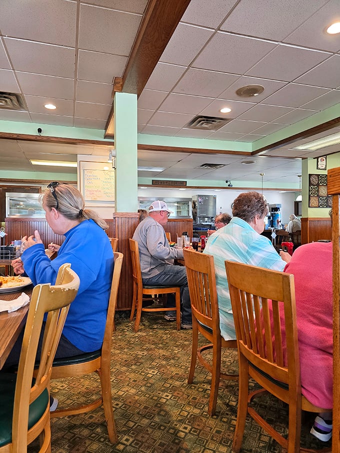 Local folks fill the dining room during peak hours, a sure sign you've found something special worth supporting.