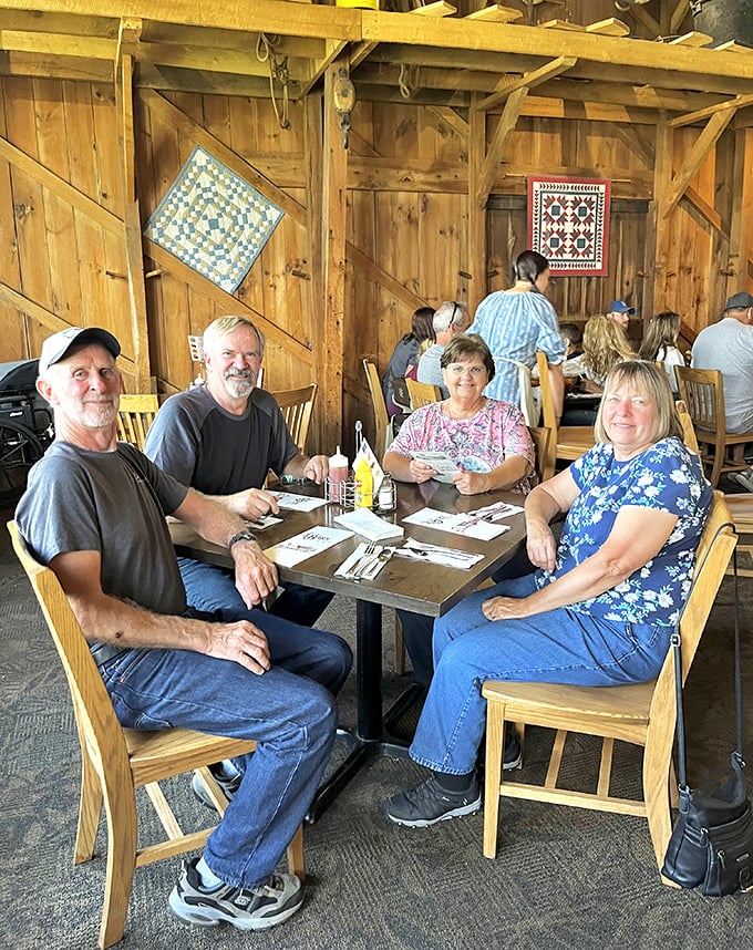 The true measure of a great restaurant: tables filled with happy diners creating memories between bites of home-cooked goodness.