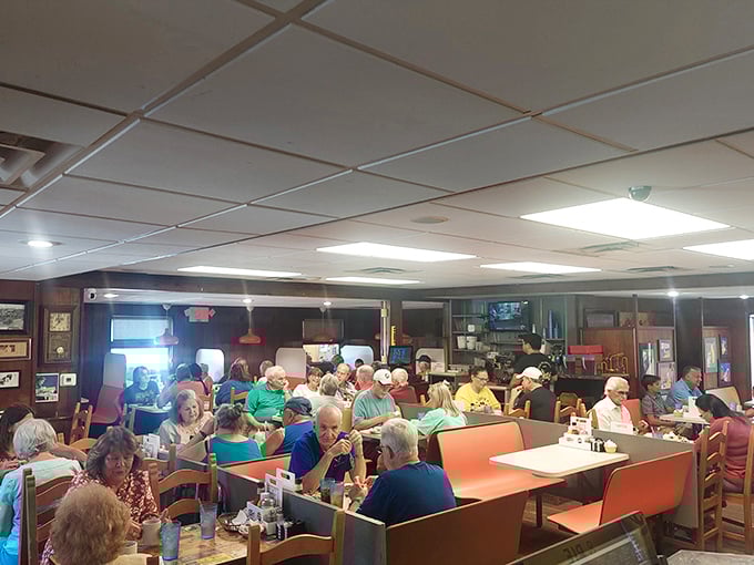 The dining room buzzes with conversation and clinking silverware—a symphony of community that's become increasingly rare in our digital world.