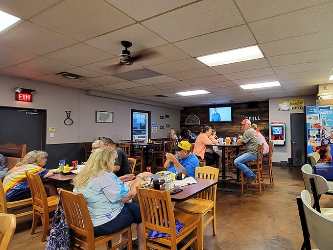 Where strangers become friends over shared meals. Notice how nobody's looking at their phones? That's the power of really good food.