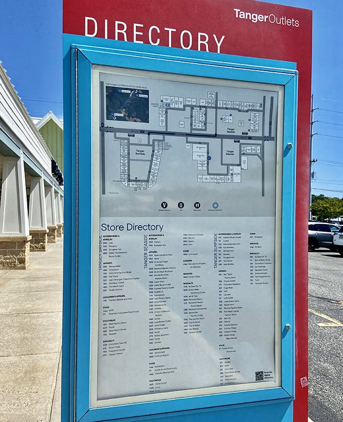 The directory stands as a treasure map to savings, guiding determined shoppers to their next discount discovery.