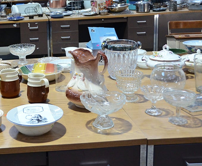 Crystal, cut glass, and vintage pitchers—the makings of either a sophisticated cocktail party or the world's most elegant lemonade stand.