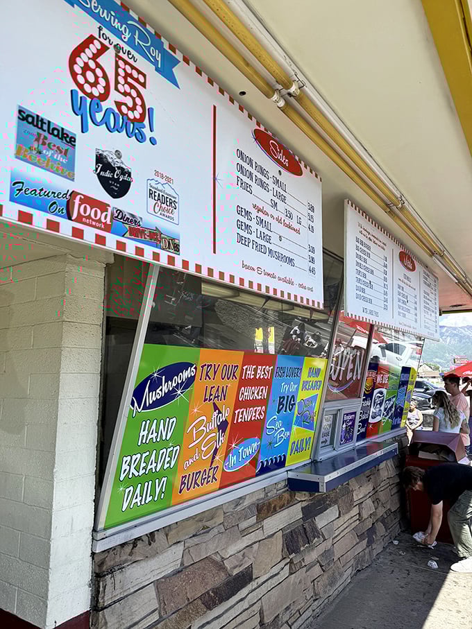 That sign isn't just advertising—it's a 60-year promise that's been kept through generations of hungry Utahns seeking burger bliss.