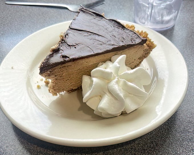 Chocolate peanut butter pie that doesn't need a filter or a hashtag—just your undivided attention and maybe a moment of respectful silence.