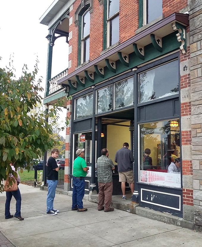 The line outside speaks volumes—when locals willingly stand in Pennsylvania weather for food, you know it's worth the wait.