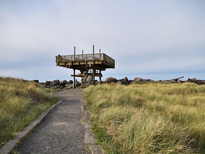 This observation deck offers panoramic views that'll make your social media followers green with envy. The stairway to heaven for coastal scenery lovers.