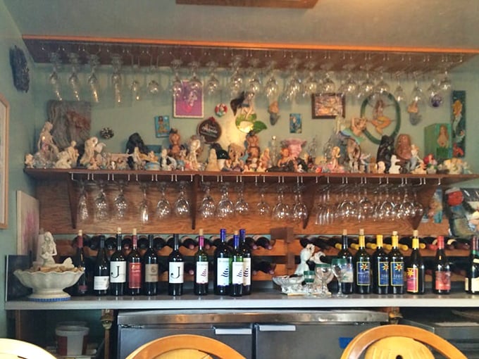 The wine selection and eclectic decor create the feeling you're dining in someone's quirky coastal home – the kind of place where stories flow as freely as the wine.
