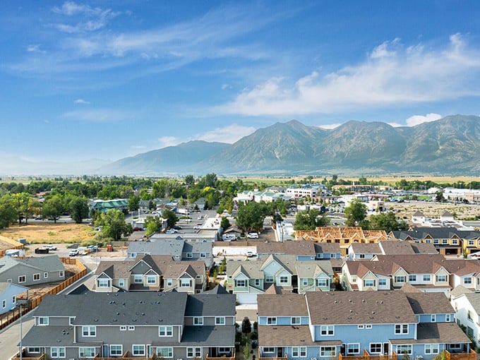 Minden spreads out beneath the mountains like a patchwork quilt of neighborhoods and dreams.