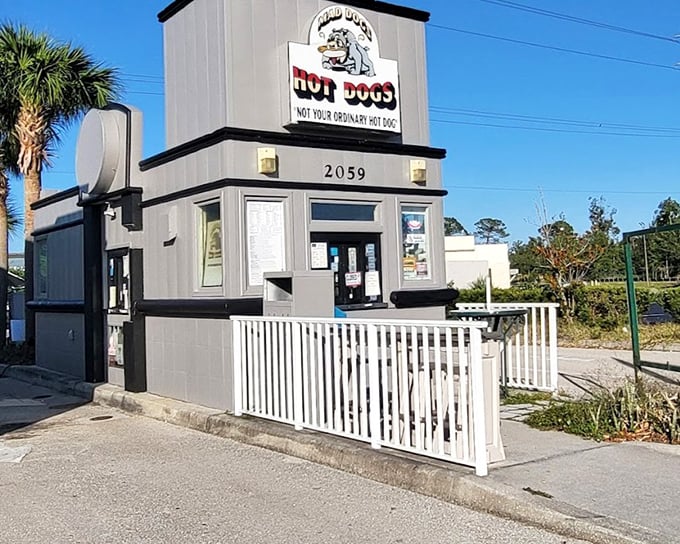 "Not your ordinary hot dog" isn't just a slogan at this unassuming Venice spot – it's a delicious promise they keep with every bite.
