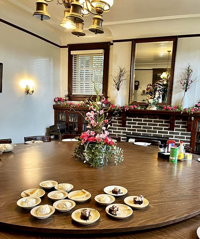 Fresh flowers on the table aren't just decoration—they're a promise that someone cares about every detail of your dining experience.