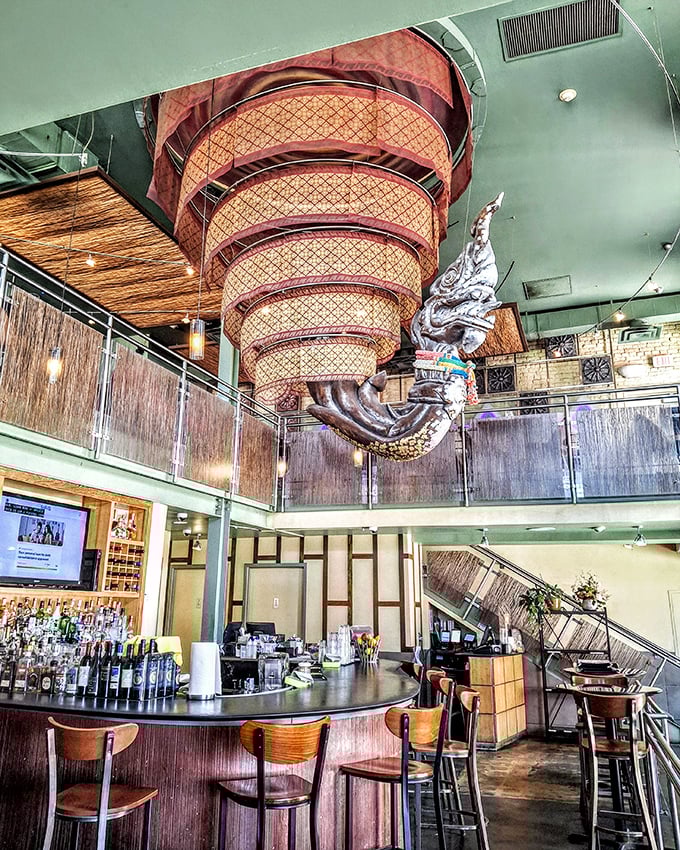 That stunning chandelier isn't the only conversation piece—wait until you see what comes out of the kitchen.
