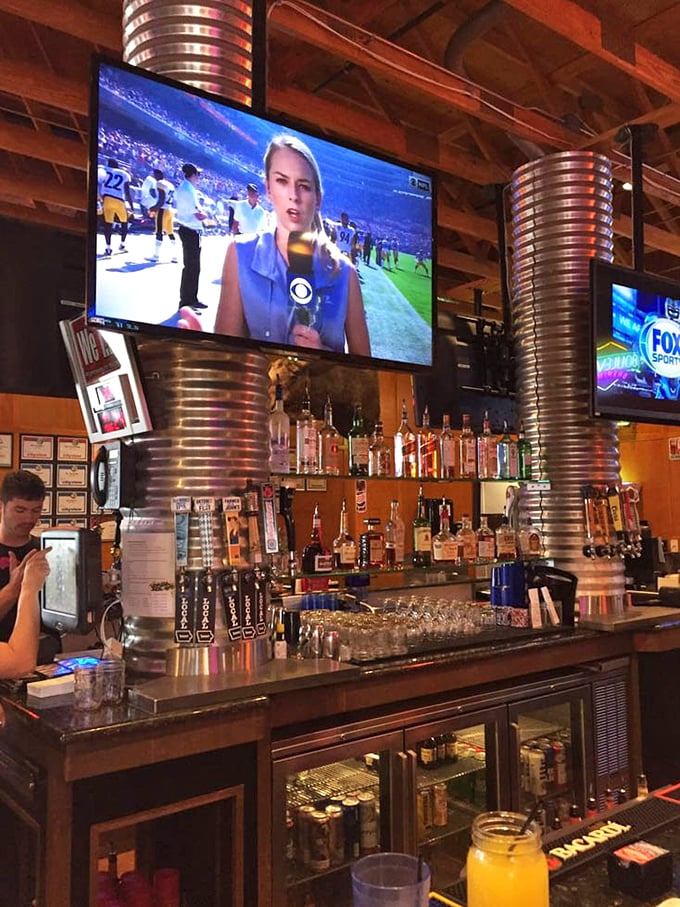 A bar built for both serious sports watching and serious eating – where the bartenders are as quick with recommendations as they are with refills.