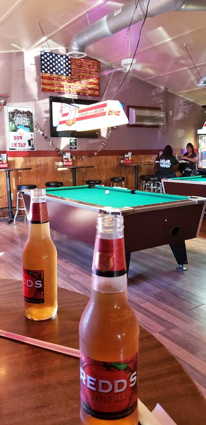 Pool tables and cold drinks—because sometimes the best digestif after a hearty meal is the satisfying crack of breaking a rack.
