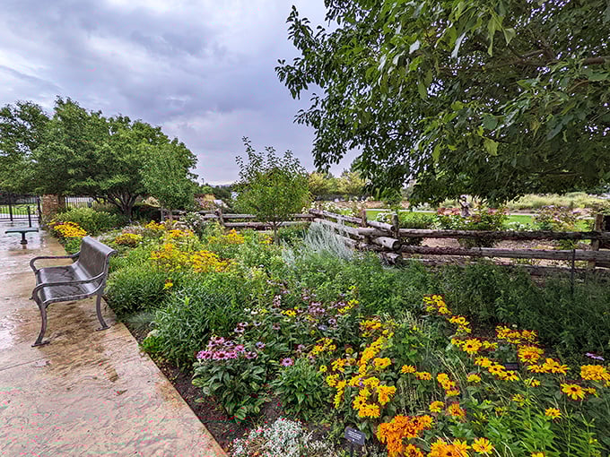 The Botanical Gardens bloom with defiant color against the arid landscape, proving that with care and attention, beauty thrives even in challenging environments. 