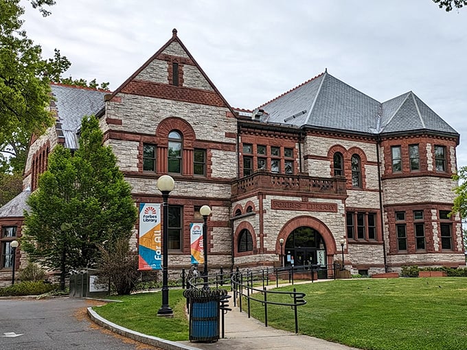 This isn't just a library—it's architectural poetry written in stone and brick, with windows that frame history like photographs.