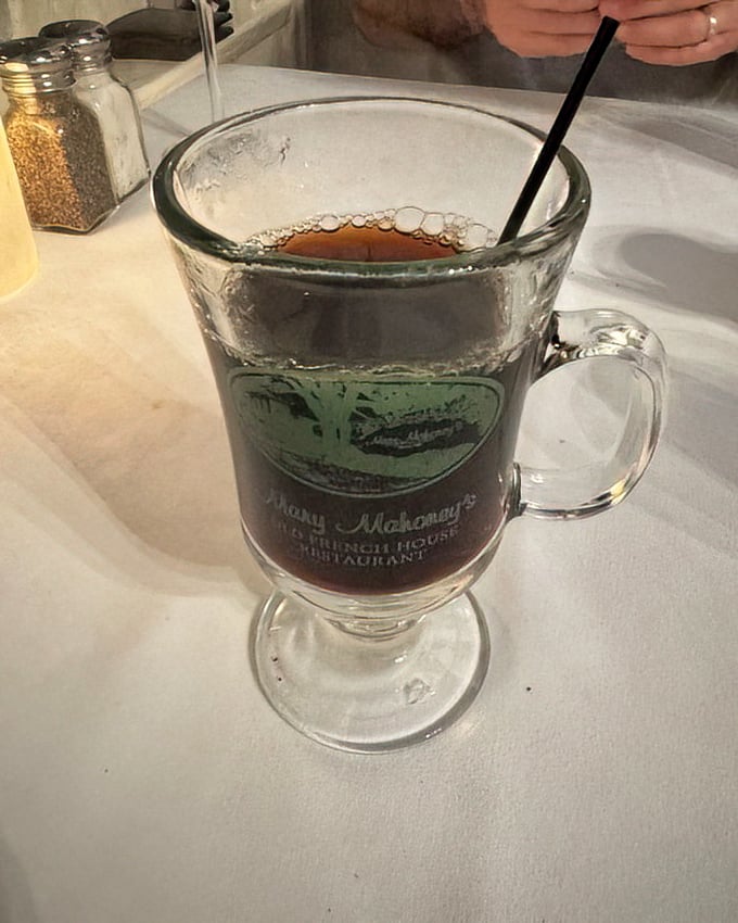 That's not just coffee; it's the perfect excuse to linger at the table when you're too full to stand but not ready to leave.