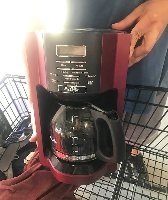 One person's discarded Mr. Coffee is another's morning salvation—especially when it's in this pristine burgundy shade.