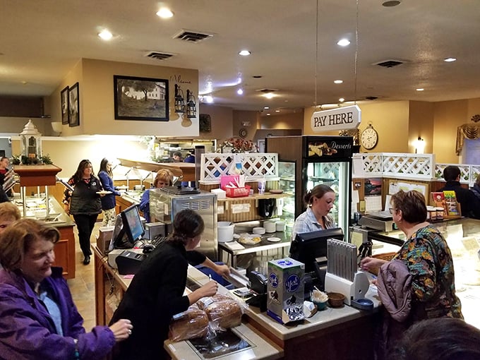 Where the magic happens: the counter where hungry patrons transform into satisfied customers. Cash only – old school in all the right ways.