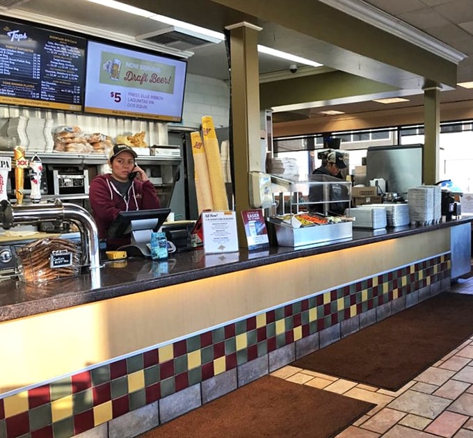 The counter—that magical barrier between hunger and satisfaction. Where orders are placed and dreams come true.